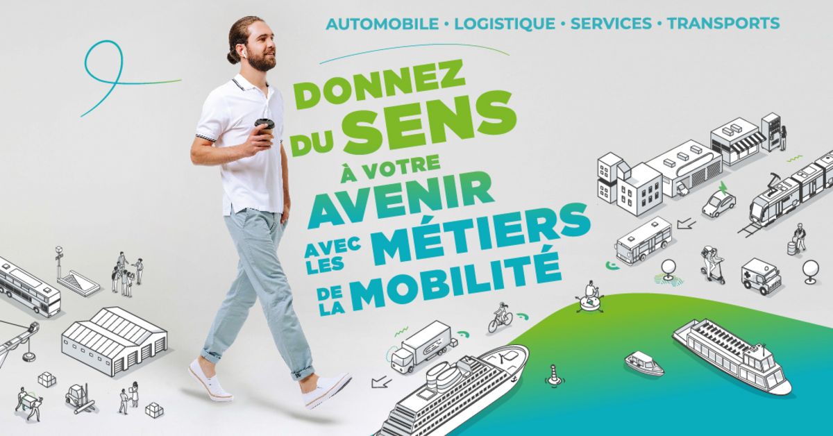 « Donnez du sens à votre avenir », la campagne média des métiers de la mobilité ! | OPCO Mobilités